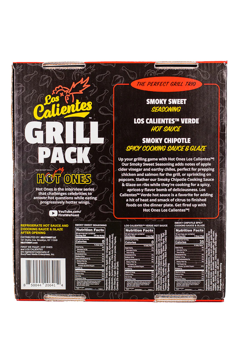 Los Calientes Grill Pack – Super Hot Sauces